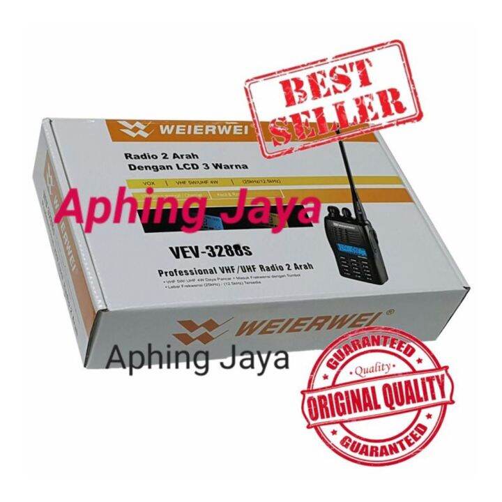 Radio HT/Handy Talkie WEIERWEI VEV-3288s UHF New Version | Lazada Indonesia