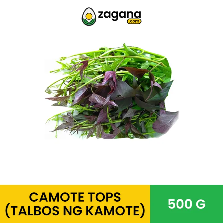 Zagana Farm Fresh Vegetables Camote Tops (TALBOS NG KAMOTE) 500g ...