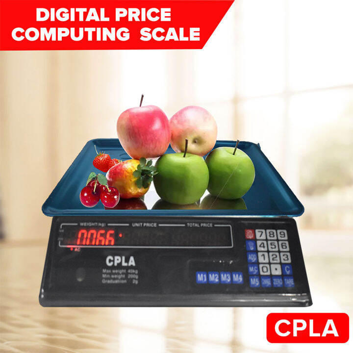 Electronic Food Meat Produce Weight Digital Weighing kitchen Scale ...