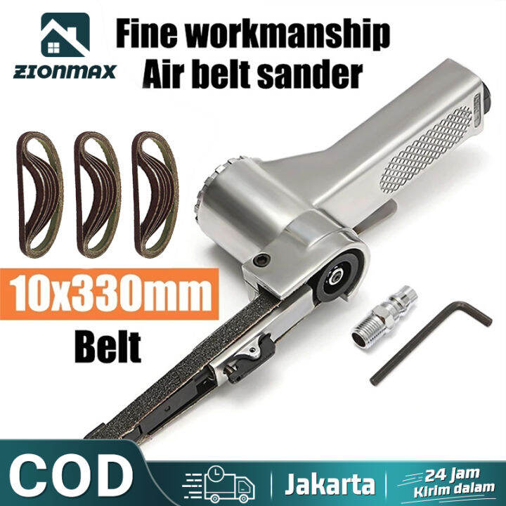 3/8" Air Belt Sander Udara Angle Grinding Mesin Sabuk Pengamplasan ...
