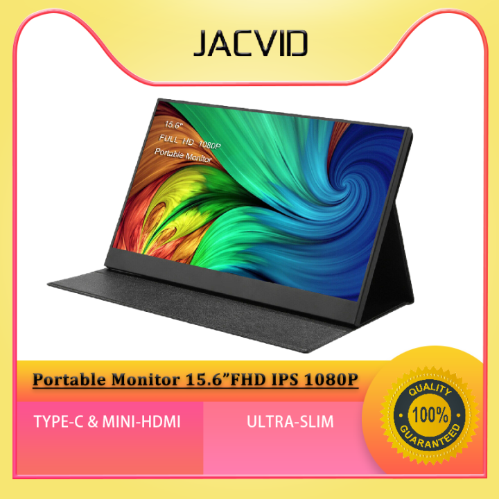 Portable Monitor 15.6'' FHD Laptop Display IPS 1080P Ultra-Slim | Lazada