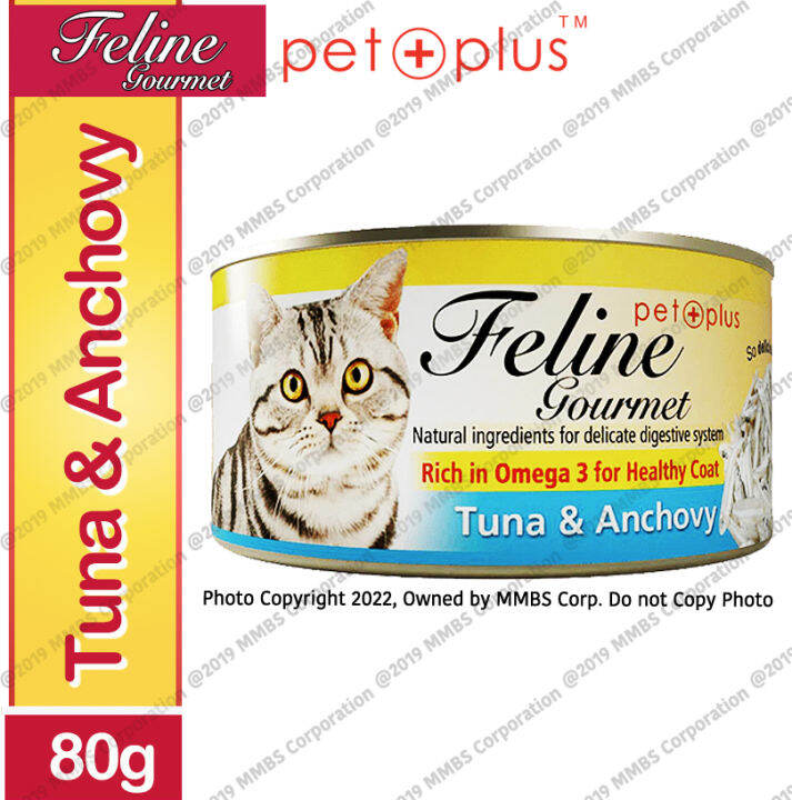 Feline Gourmet Tuna and Anchovy 80g Wet Cat Food in Can | Lazada PH