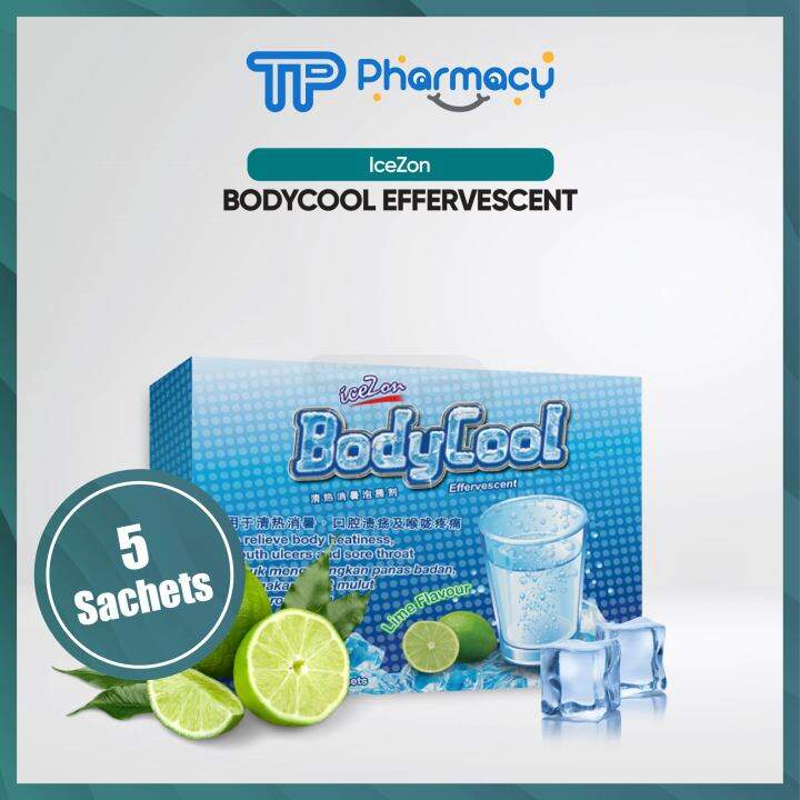 Icezon Bodycool Effervescent Powder Refreshing Body Cooling Drink 5 ...