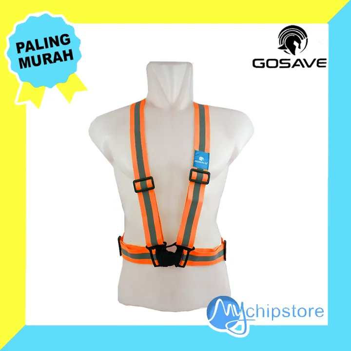 Rompi Safety Karet Elastis V KARET Rompi Proyek Rompi Reflektif ORANGE ...