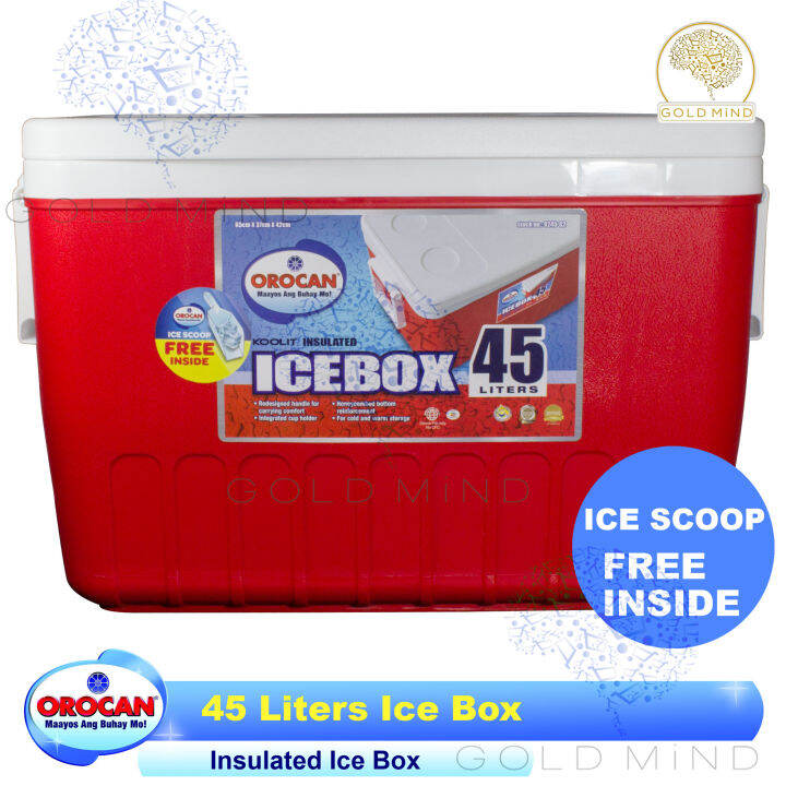 Orocan Ice Box 45L Insulated Icebox Ice Chest - Gold Mind Everyday Low ...