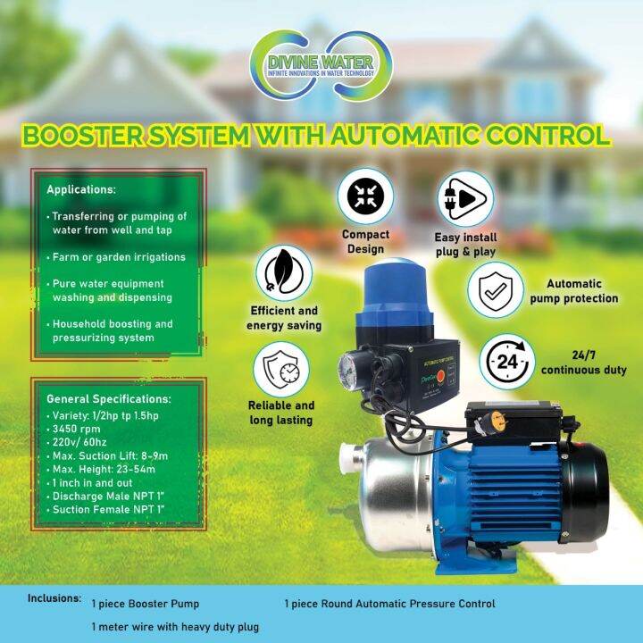 Booster Pump and APC Package (1.0 HP) | Lazada PH