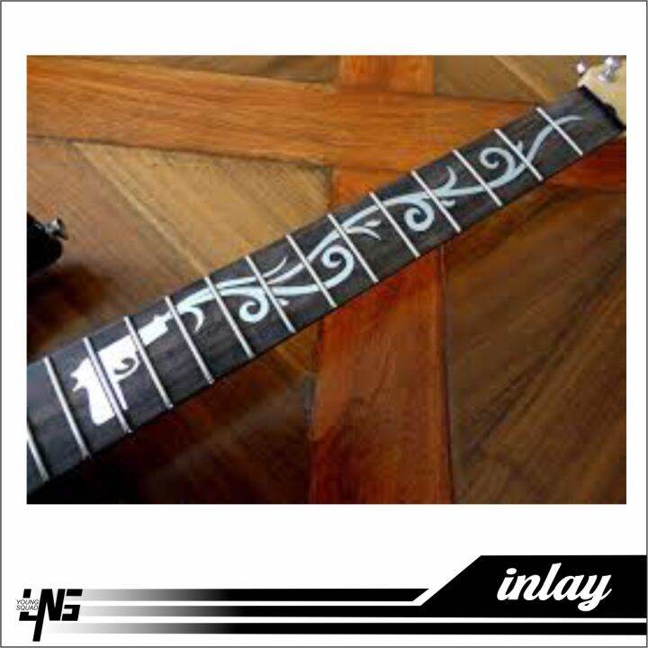Stiker Inlay Decal Stiker Fretboard Gitar Akustik Elektrik 4 | Lazada ...