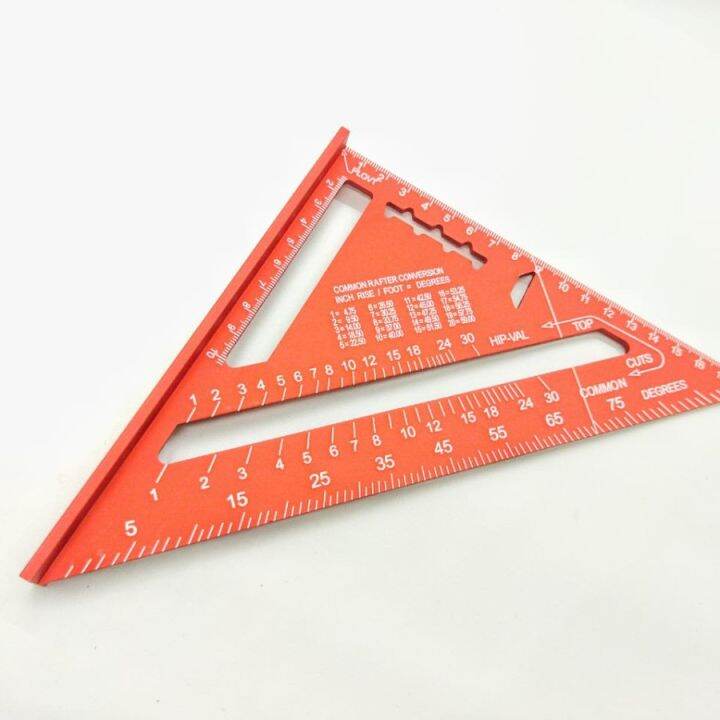 Penggaris Segitiga / Penggaris Siku 7 inci / speed square 7 inch ...