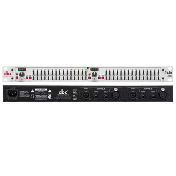 dbx 215s EQ Dual 15-Band Graphic Equalizer | Lazada PH