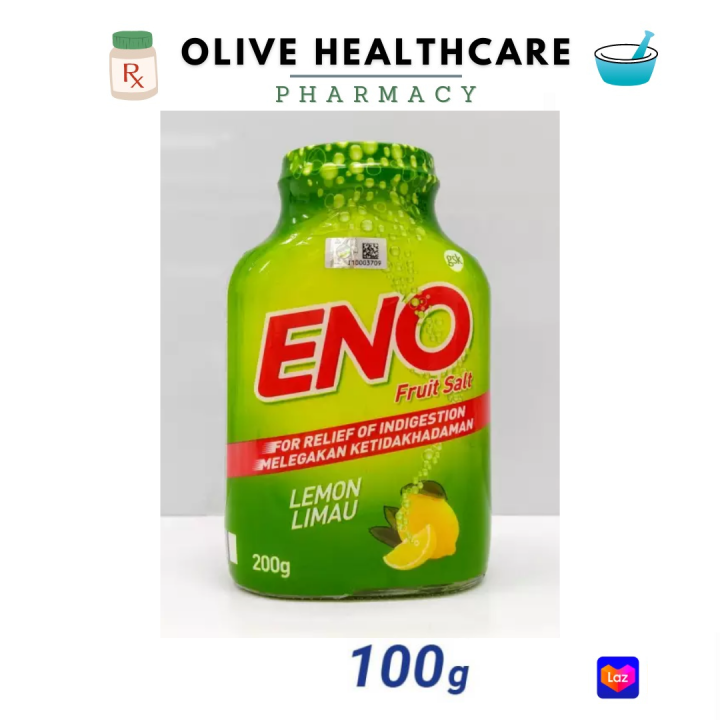 ENO Fruit Salt Lemon For Heart Burn Relief 100g | Lazada