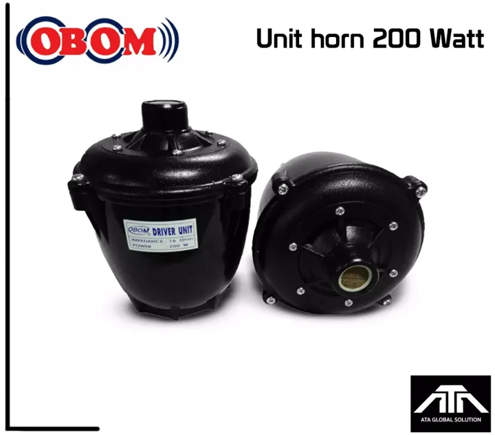 ( จำนวน 1 ตัว ) Obom ยูนิตลำโพงฮอร์น 200w. 16โอห์ม DRIVER UNIT HORN ...