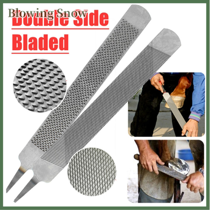 Blowing Equestrian Farriers Horse Hoof Trimming File Rasp Double Sided ...