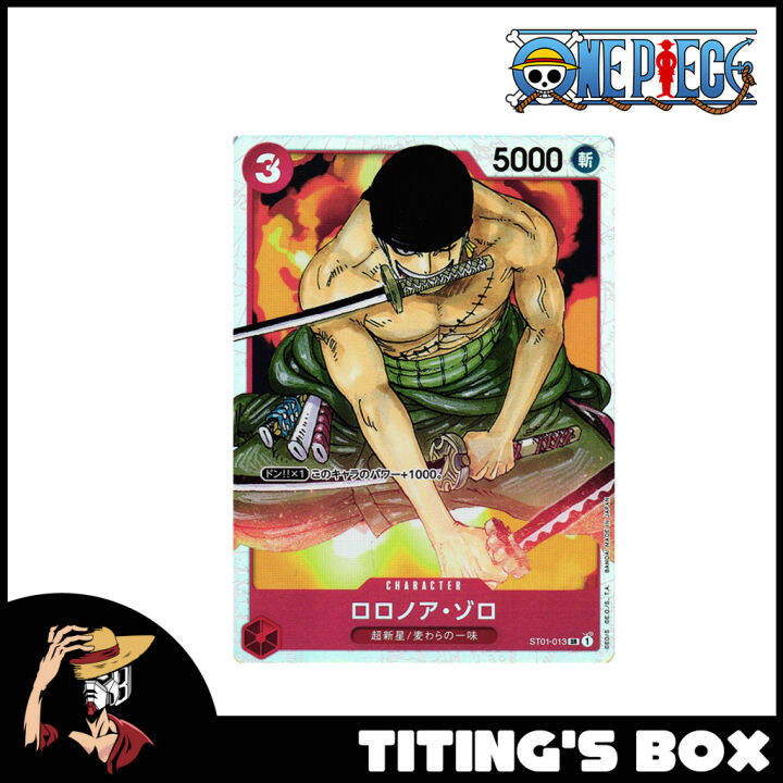 [JP] One Piece TCG Roronoa Zoro ST01-013 | Lazada PH