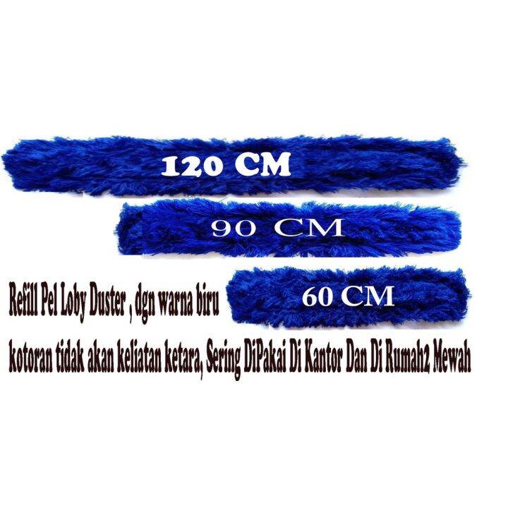 Refill Pel loby duster set merek nagata warna biru | Lazada Indonesia