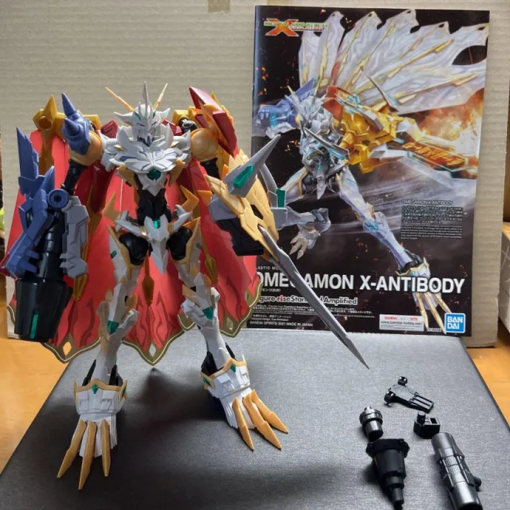 Bandai Figure-Rise Standard OMEGAMON X-ANTIBODY Amplified New Ori Figure Digimon Hadiah Ulang ...