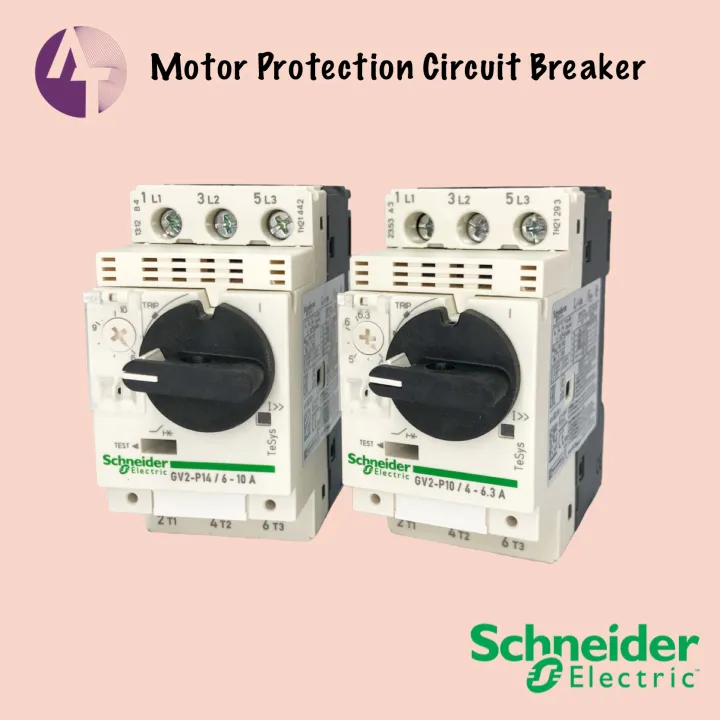 Schneider Motor Protection Circuit Breaker, Rotary Handle, screw clamp ...
