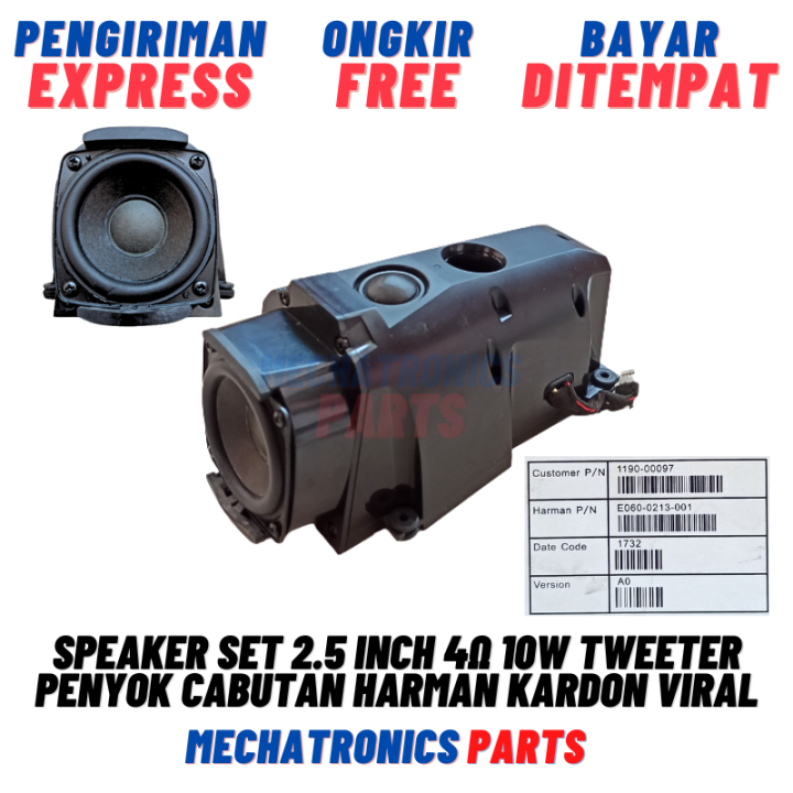 Speaker Set 2.5 Inch 4Ω 10W Tweeter Penyok Cabutan Harman Kardon Viral ...