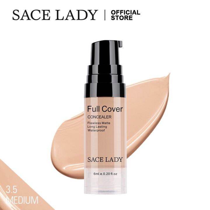 SACE LADY Waterproof Liquid Concealer Full Coverage Long Lasting ...