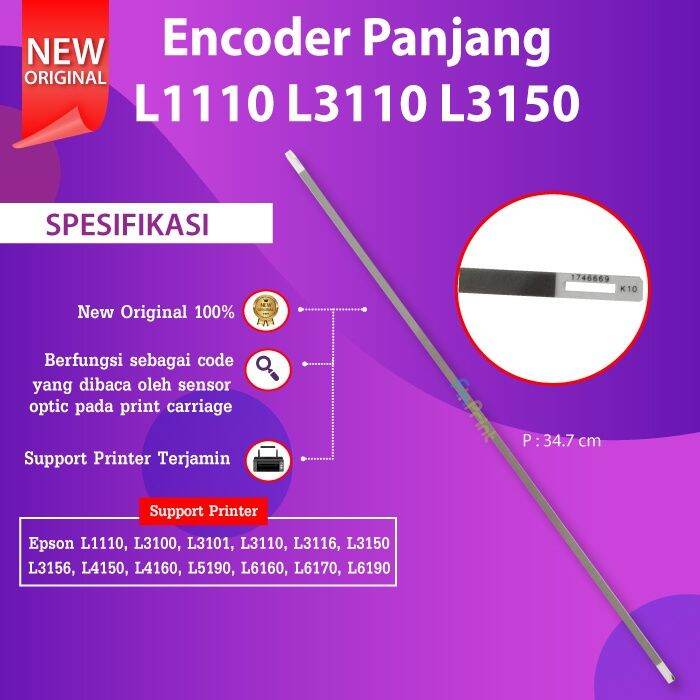Pita Scale Encoder Panjang Epson L110 L120 L121 L210 L220 L300 L310 ...