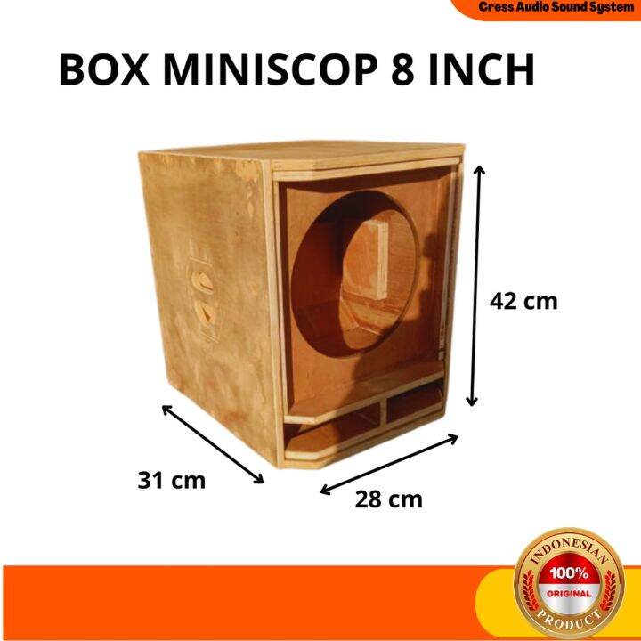 Box Sound System Speaker Subwofer Miniscop 8 Inch Papan Triplek 12mm ...