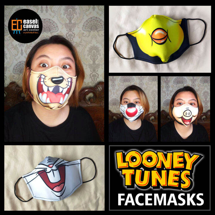Looney Cartoons Neoprene Face Masks Washable | Lazada PH