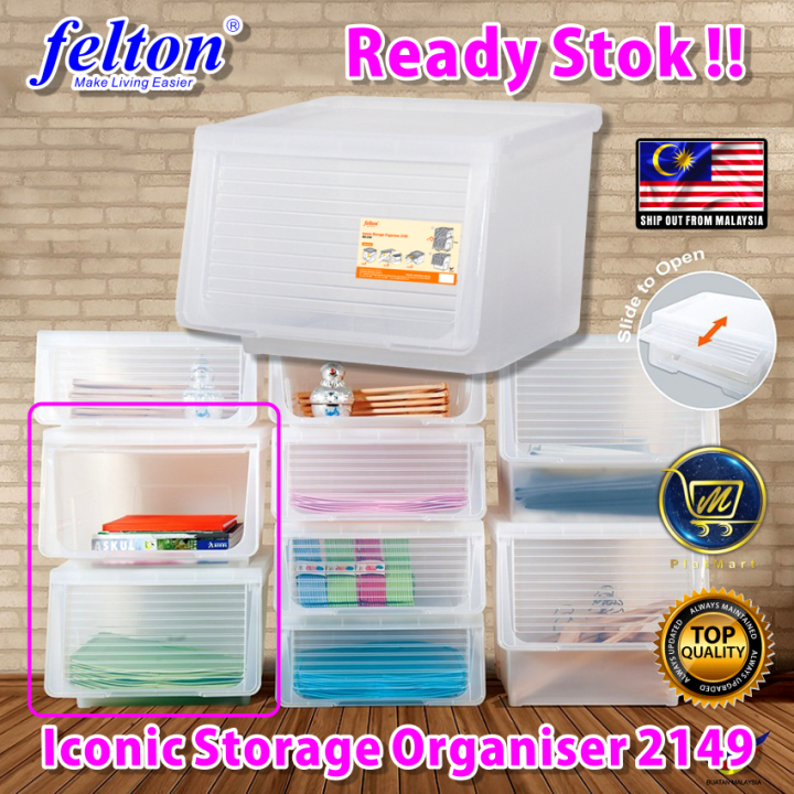 PlatMart - Felton - Iconic Organiser / Stacking Storage - 2149 | Lazada