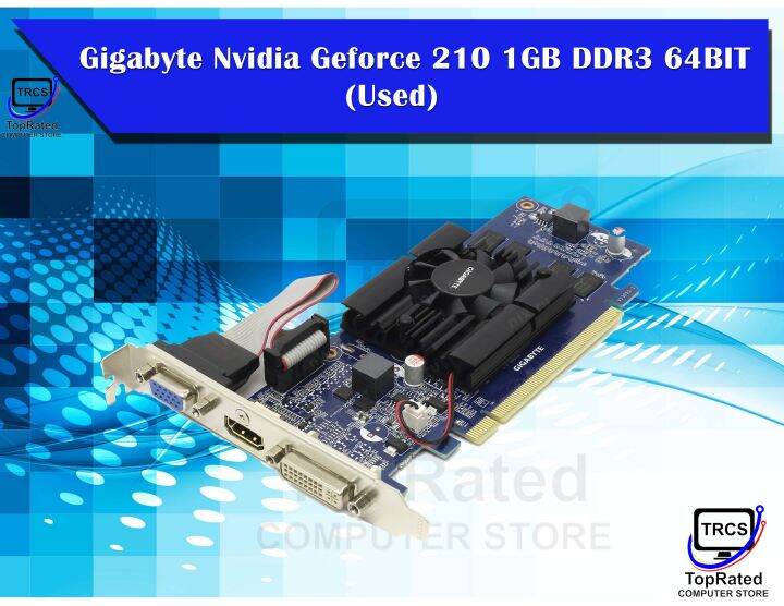 Gigabyte Nvidia Geforce 210 1GB DDR3 64BIT Graphics Card (Used) | Lazada PH