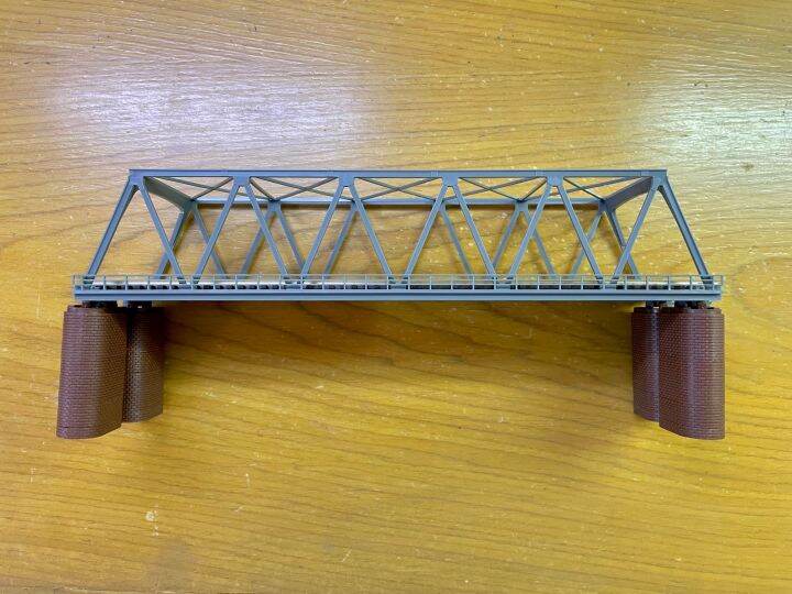 Brand new N Scale Tomix 3051/52 (S 280) Double Bridge Truss and 4 Brick ...