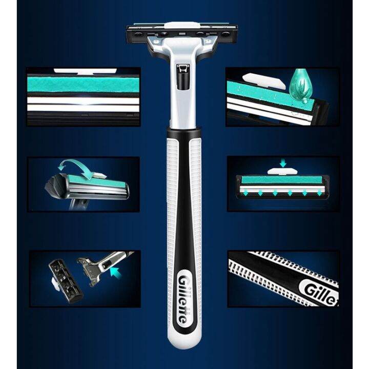 Straight Razor Gillette VECTOR Safety Shaver For Men Shaving Machine ...