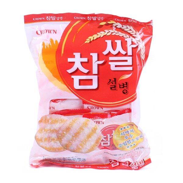 Crown Korea Rice Cracker Cookie Snack Biscuit 128g | Lazada PH