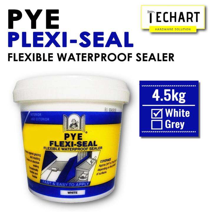 PYE Flexi-Seal PRFS Flexible Waterproof Sealer 4.5kg White / Grey | Lazada