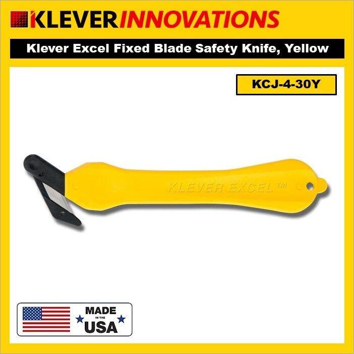 Klever Excel Double Walled Blade Safety Knife, Hook-Style Safety Cutter ...