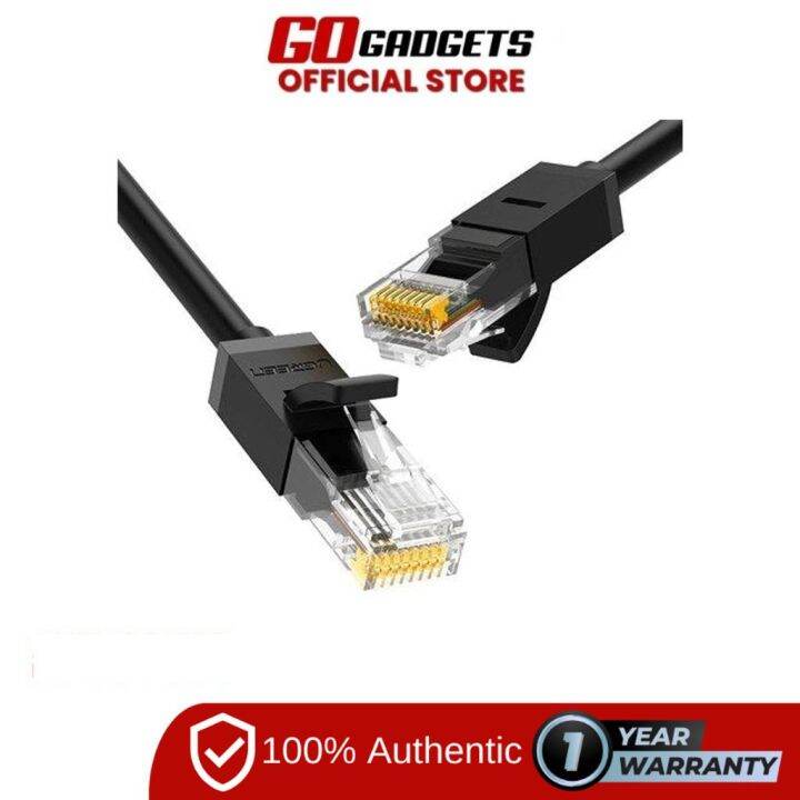 Ugreen Cat6 Utp Ethernet Cable 1000mbps Rj45 Black Nw102 10m 15m 20m | Lazada PH