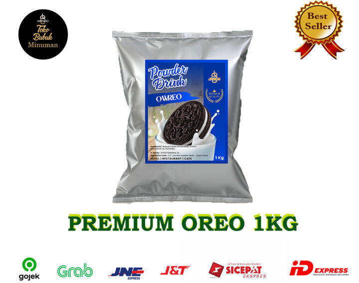 Bubuk Minuman Bubble Drink Varian Premium Rasa Oreo | Lazada Indonesia