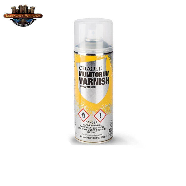 [พร้อมส่ง] Citadel : SPRAY: MUNITORUM VARNISH (400ML) สีสเปรย์สำหรับทำ ...