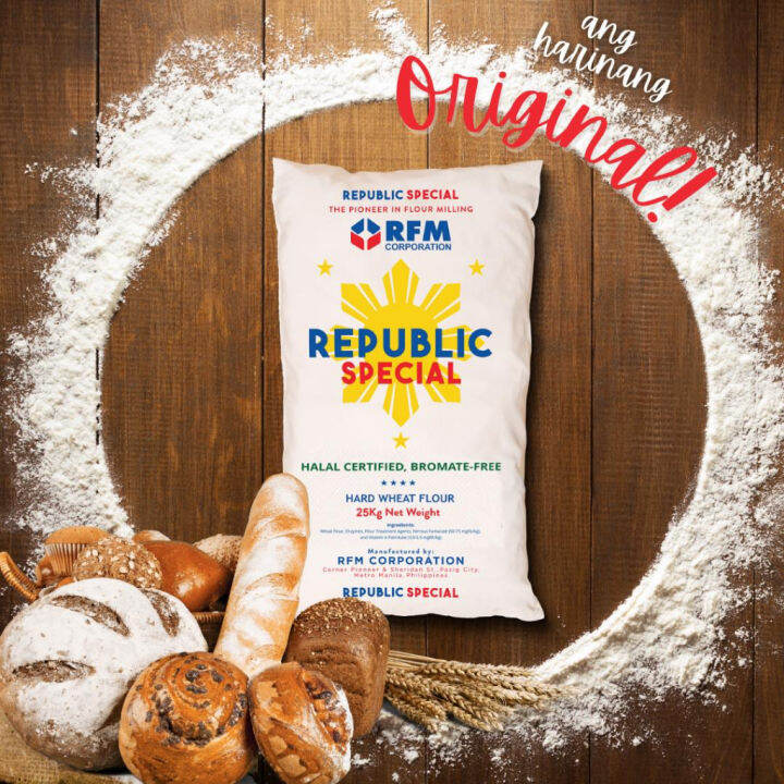 NICE RFM First Class Bread Flour, White King All Purpose Flour (1.8 kgs ...