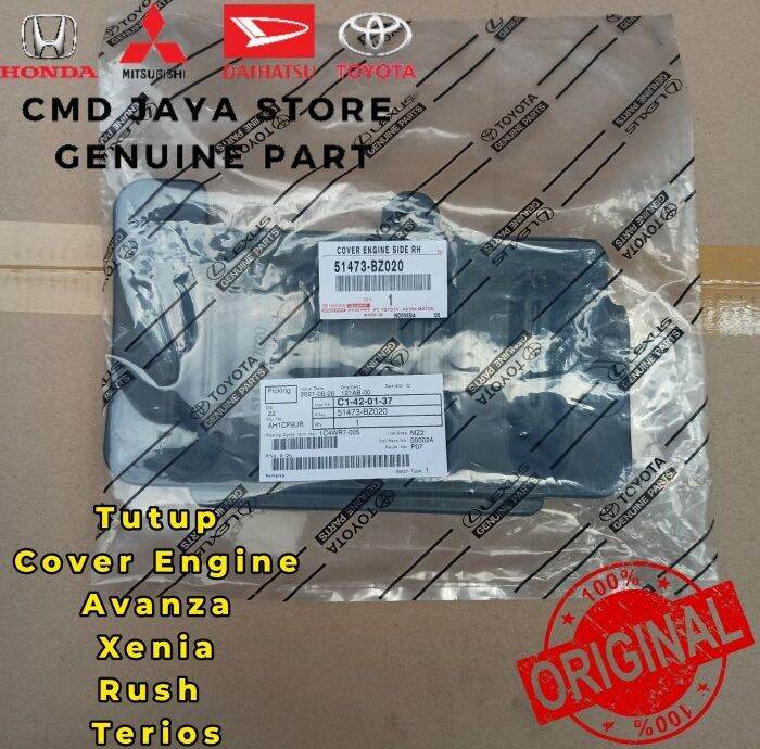 Tutup Cover Engine Deck Dek Bawah Mesin Avanza Xenia 51473-Bz020 Kanan | Lazada Indonesia