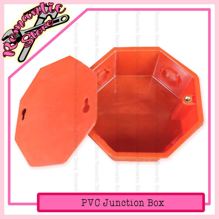 ORANGE PVC JUNCTION BOX WITH COVER | Lazada PH
