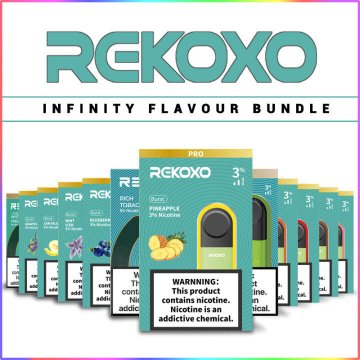 REKOXO RELX Infinity Refill Pod Pro Replacement Eliqiud Single Pods ...