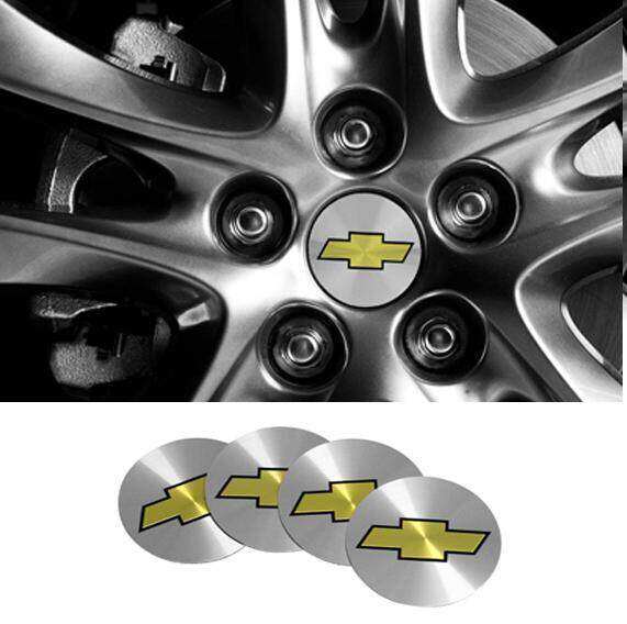 ร้อนแรง 】4 ชิ้นเซ็ต 55.5 มม. อะลูมิเนียมศูนย์ล้อรถดุมล้อสติกเกอร์ Auto ...