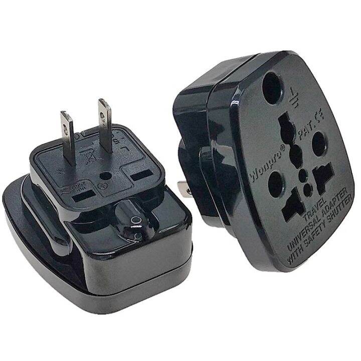 Wonpro Universal 2-flat pins Plug US Japan Thailannd Power Converter ...
