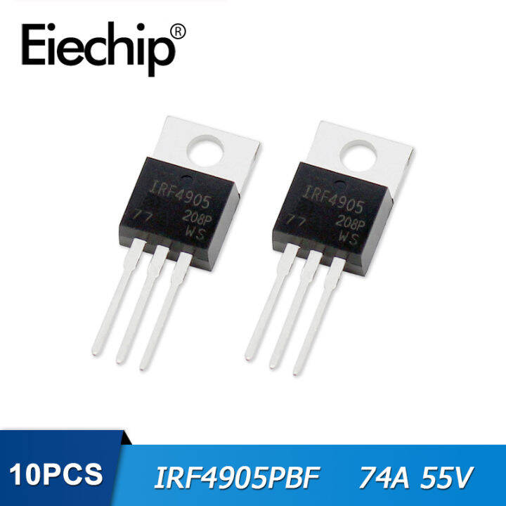 10PCS IRF4905PBF IRF4905 MOSFET Transistor 74A 55V TO-220 | Lazada PH