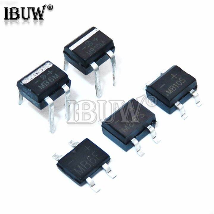 20PCS MB6F MB6S MB10S MB6M DB107S DB157S DB207S DB107 DB207 Rectifier Bridge SOP DIP Bridge ...