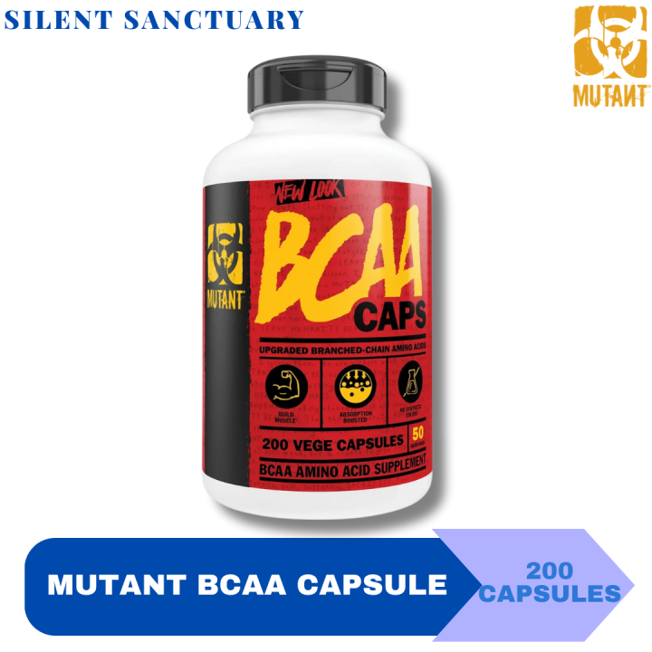 Mutant BCAA - Chain Amino Acids Supplement 200 Capsules | Lazada PH