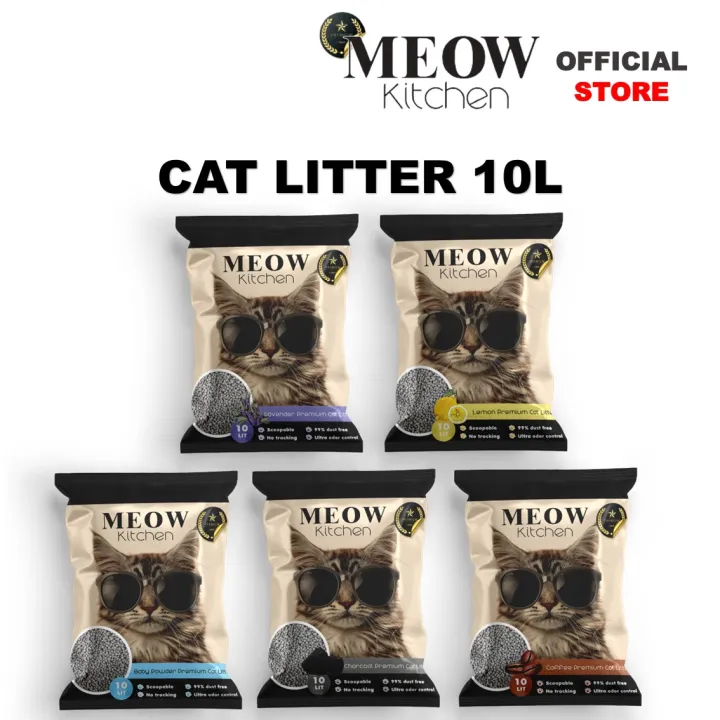 Meow Kitchen Bentonite Cat Litter (10L) | Lazada