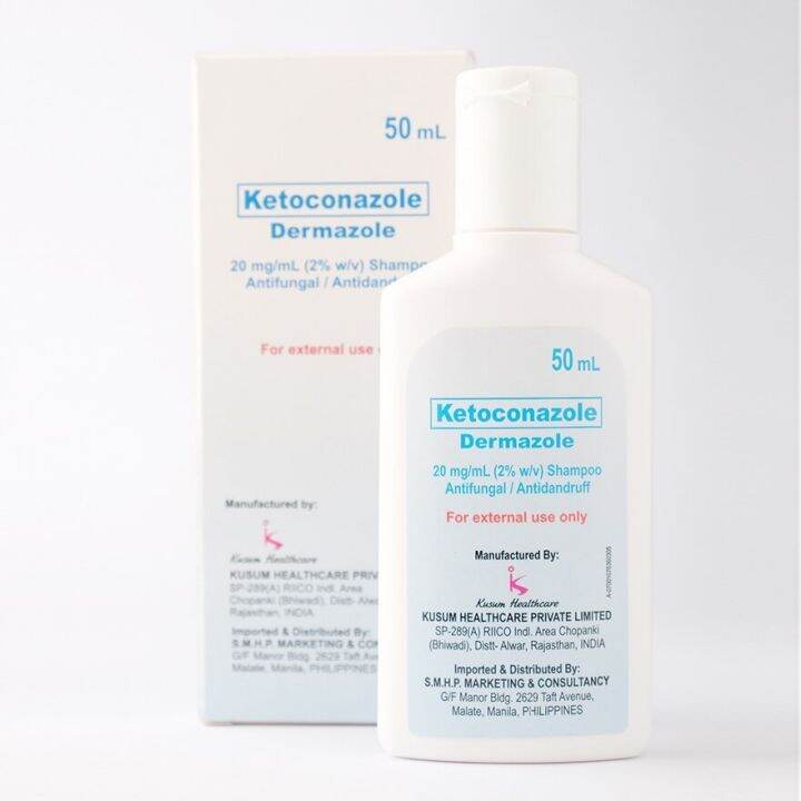 DERMAZOLE Ketoconazole 2 mg/mL (2 w/v) Shampoo 50ml | Lazada PH