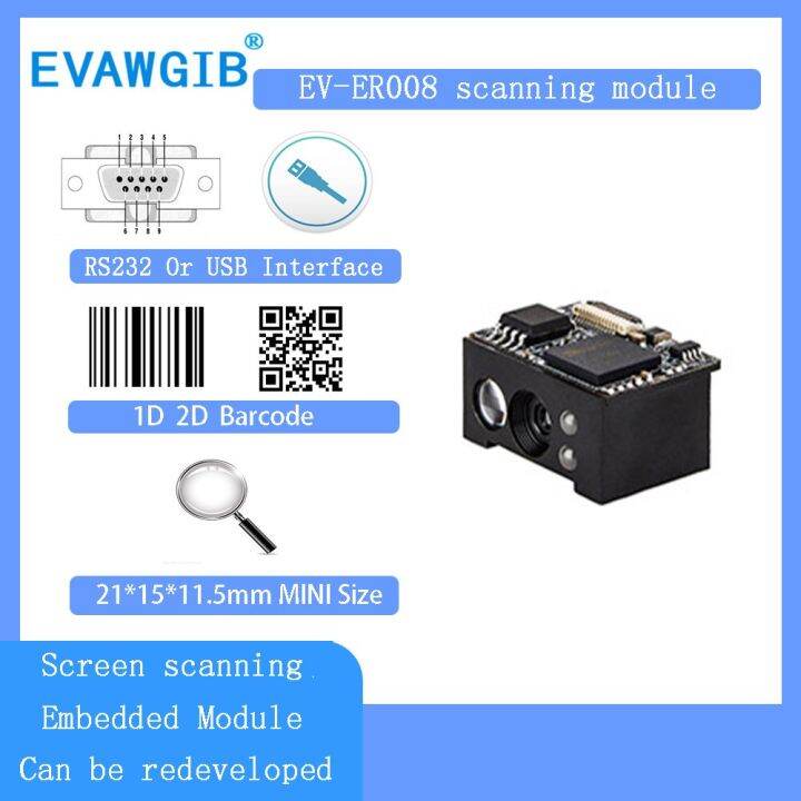Evawgib Ev Er008 2d Cmos Embedded Barcode Scanner Module Embedded