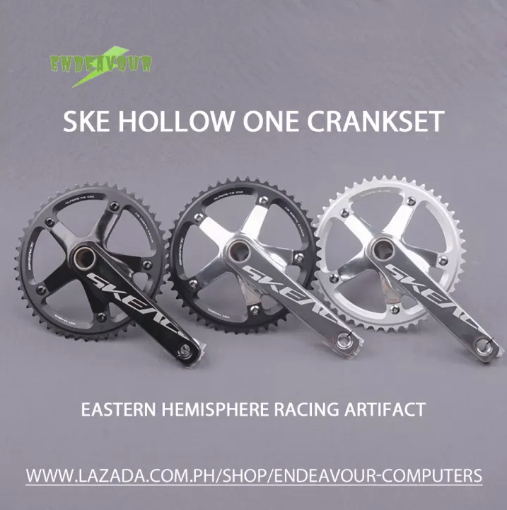 Skeace Solid 48T Crankset 1X Single Speed Fixed Gear Bike Crankset ...