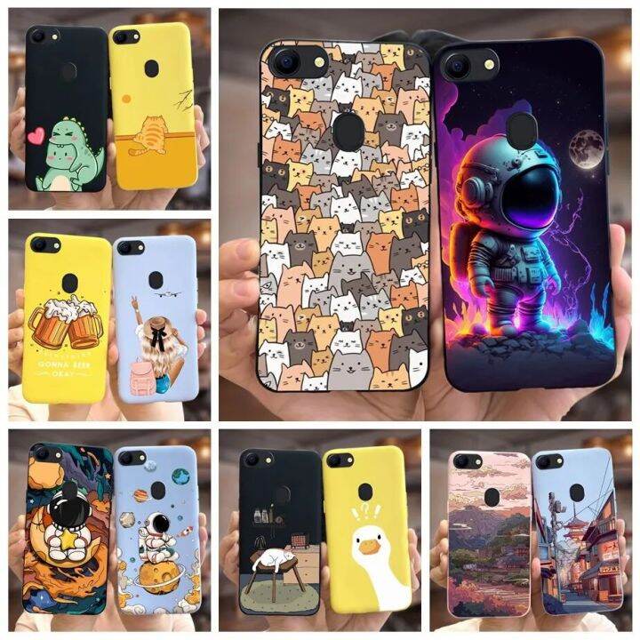 เคส Oppo F5 Youth CPH1725หมวกนักบินอวกาศแฟชั่นน่ารักเคสโทรศัพท์ซิลิโคน ...