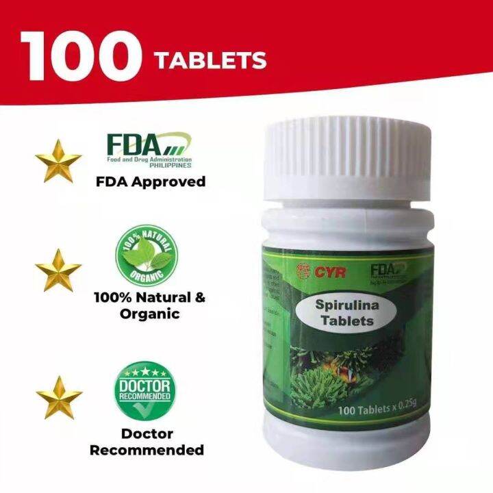 Spirulina Tablets (100 Tablets) | Lazada PH